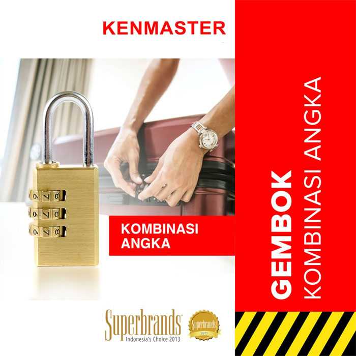 Jual Kenmaster MG213 Gembok Kombinasi Angka PIN Combination