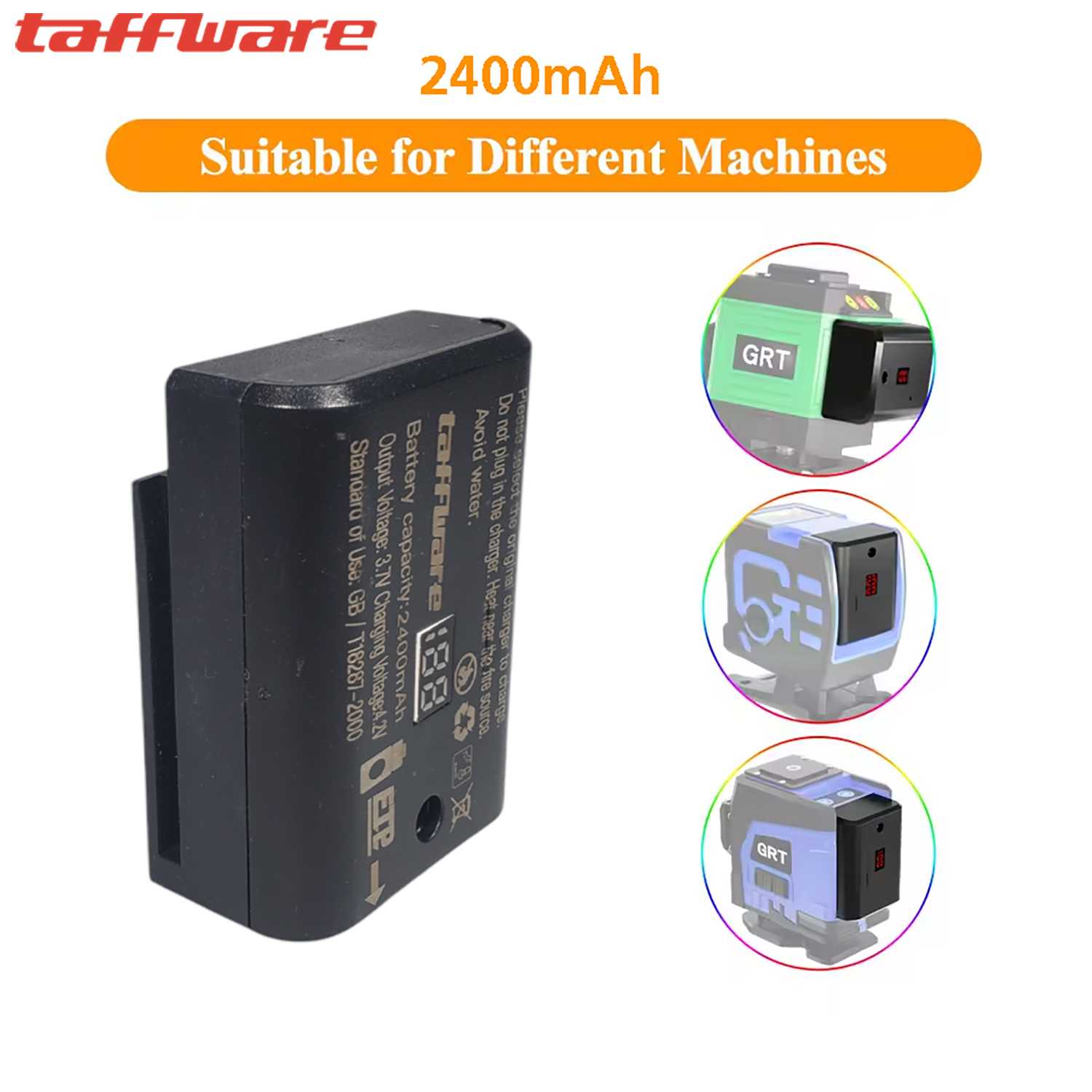 Jual Taffware Baterai Laser Level 3D Rechargeable Battery with