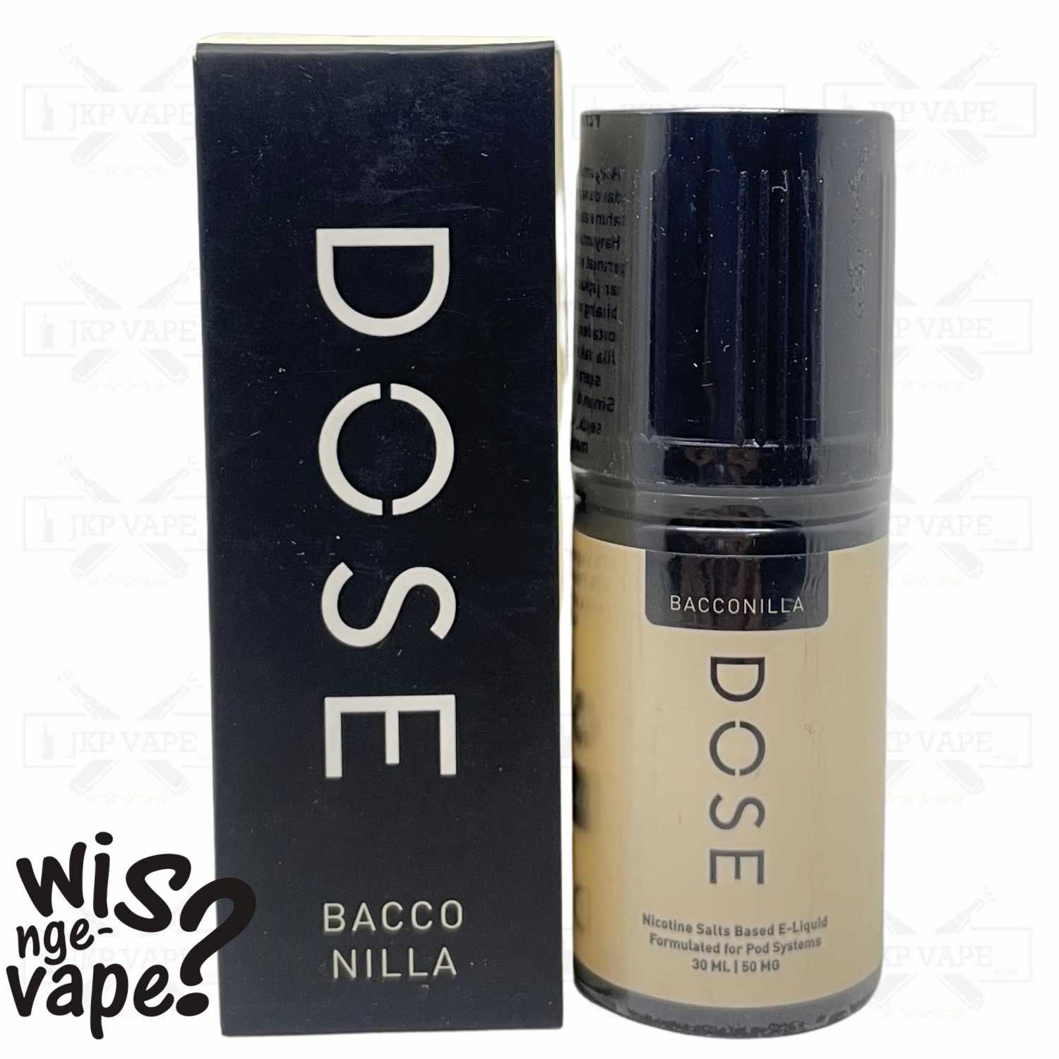 Jual DOSE BACCO NILLA 30ML - SALT NIC PREMIUM LIQUID VAPE BY HEX