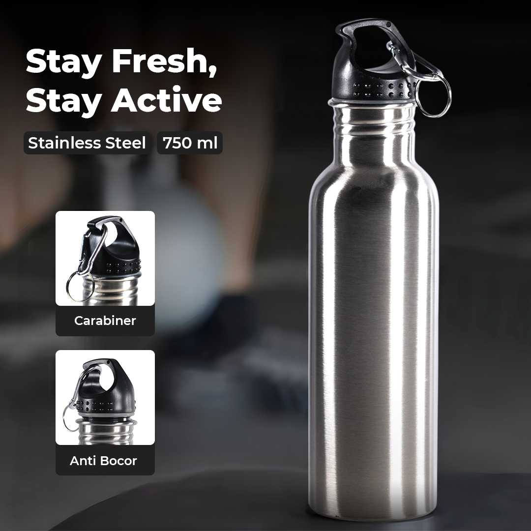 Jual One Two Cups Botol Minum Stainless Steel Portable with