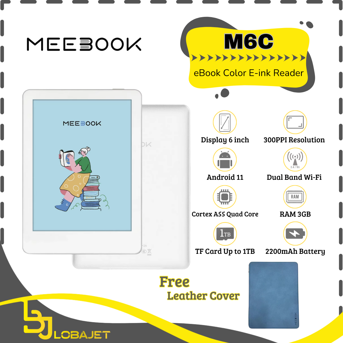 Jual MEEBOOK M6C - 6-inch Color eBook Reader E-ink Kaleido