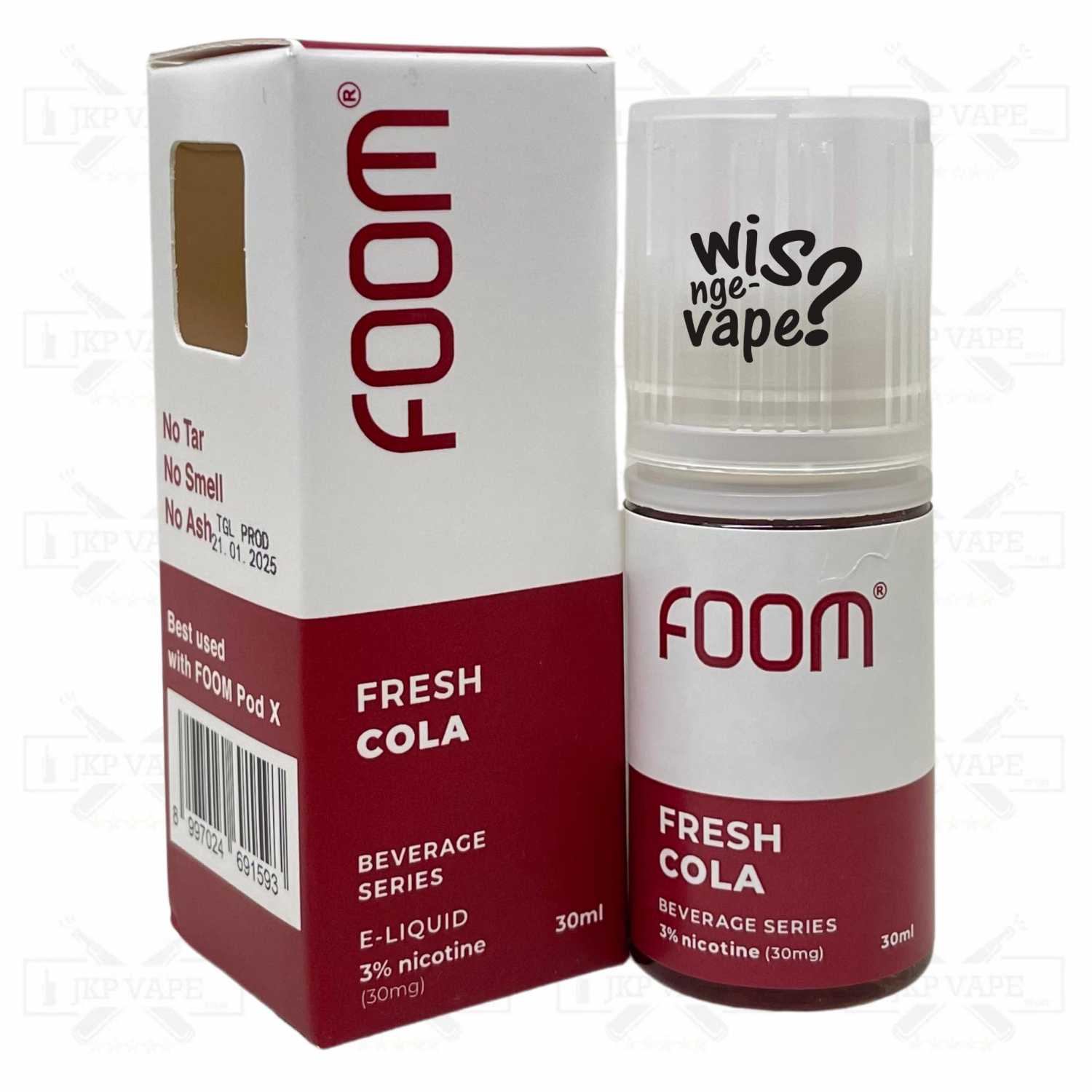 Jual Foom Fresh Cola 30ml - Beverage Series Salt Nic Liquid Vape