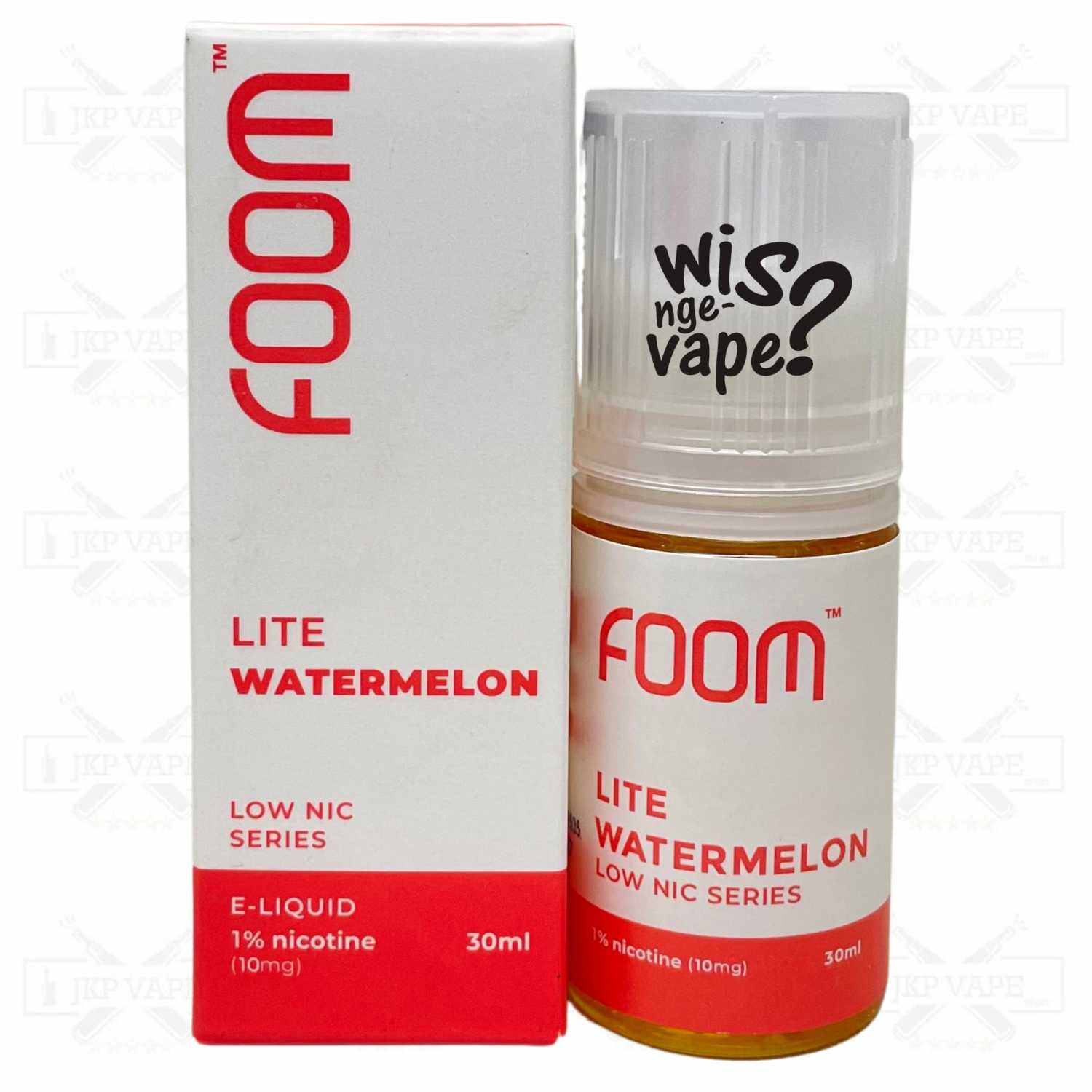 Jual Foom Lite Watermelon 30ml - Salt Nic Liquid Vape By Foom Lab