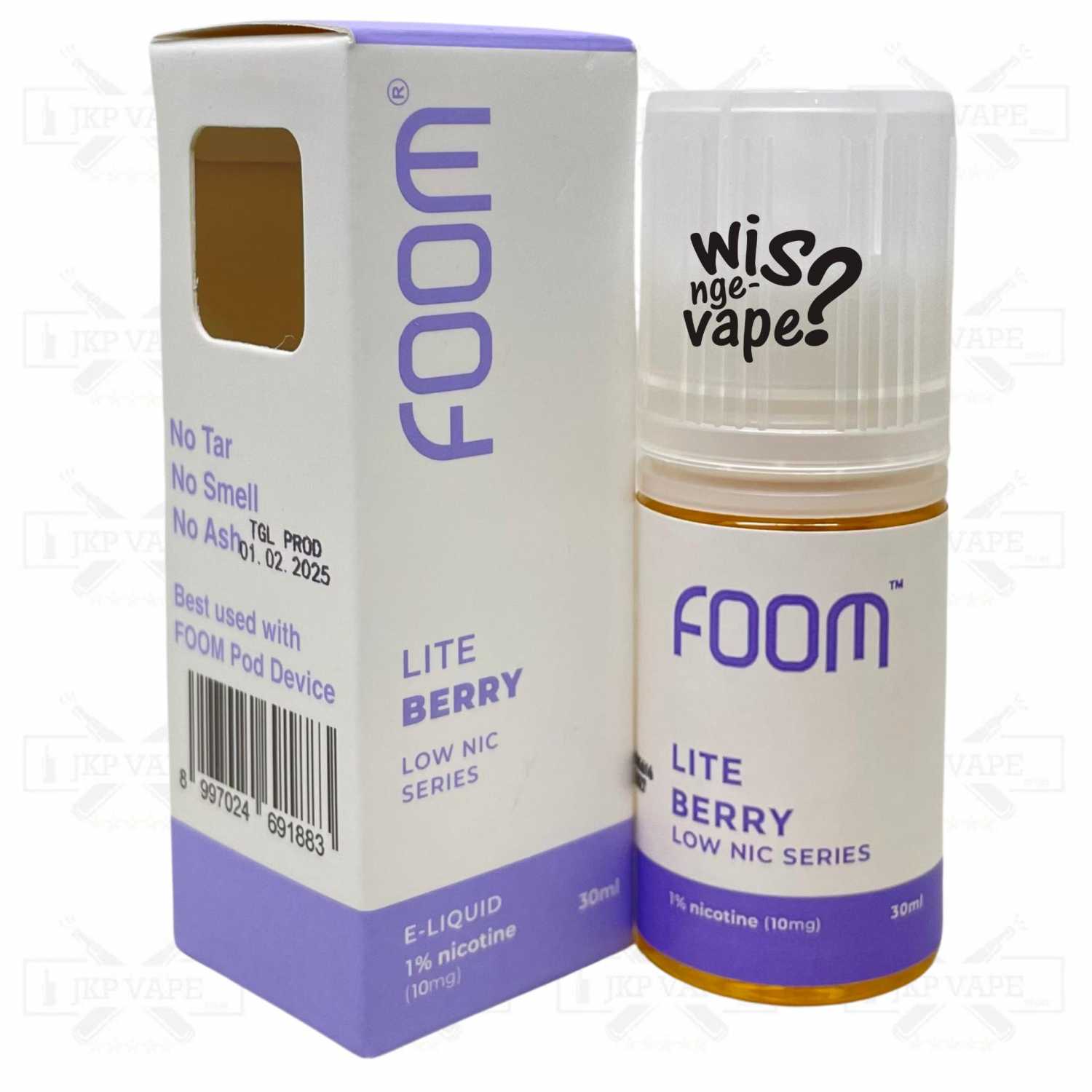Jual Foom Lite Berry 30ml - Salt Nic Liquid Vape By Foom Lab