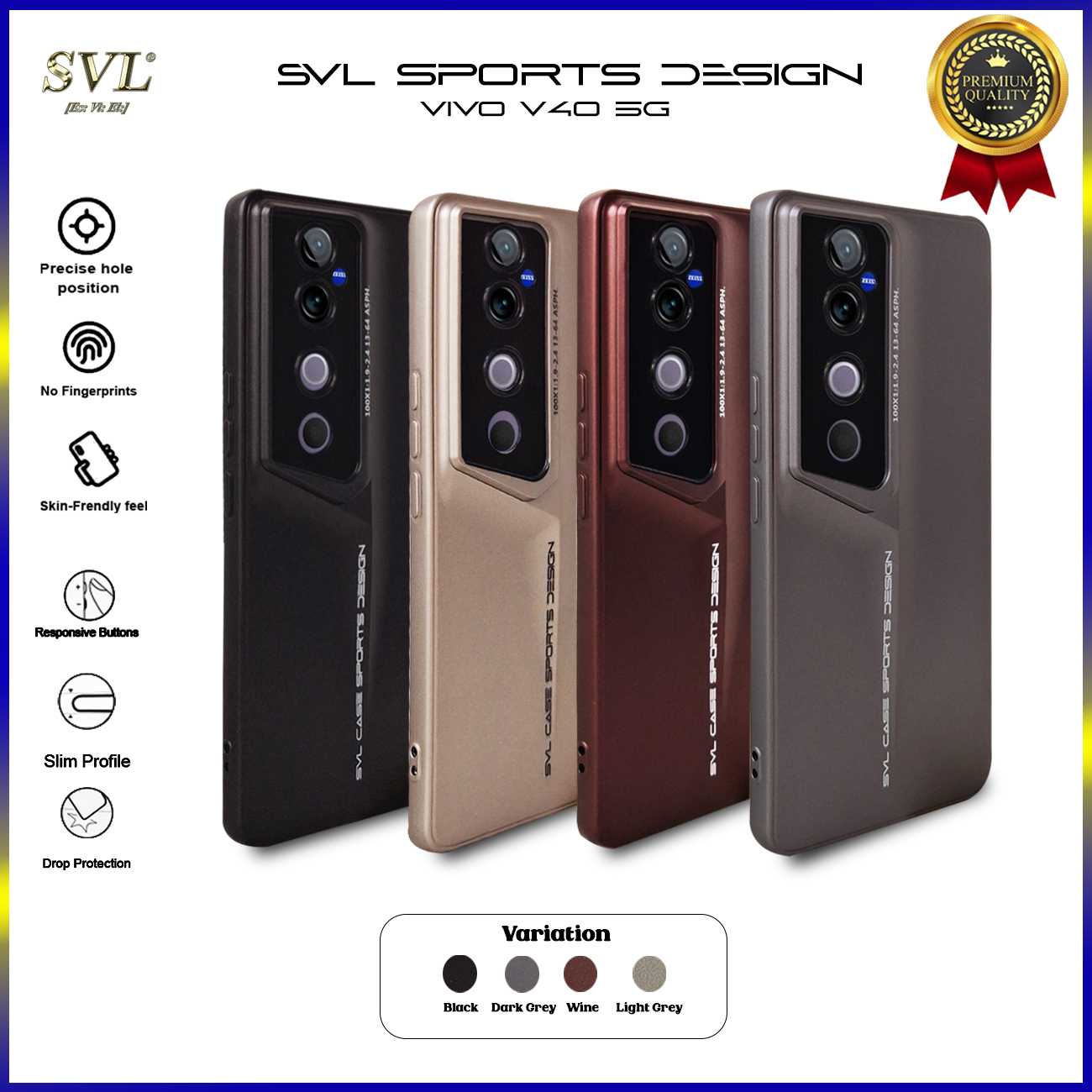 Jual Case SVL Sports Design For Vivo V40 5G Luxury Blade Full