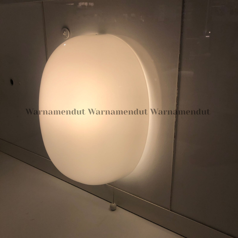 Jual Lampu Dinding Kaca Bentuk Oval Lampu Hias Ruangan 27cm WMO