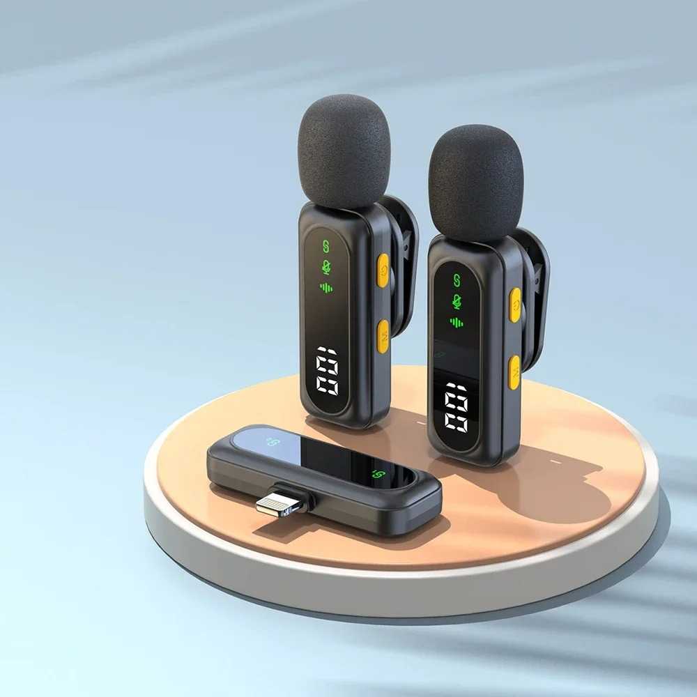 Jual GEVBAY Mikrofon Wireless Lavalier Microphone Magnetic Clip