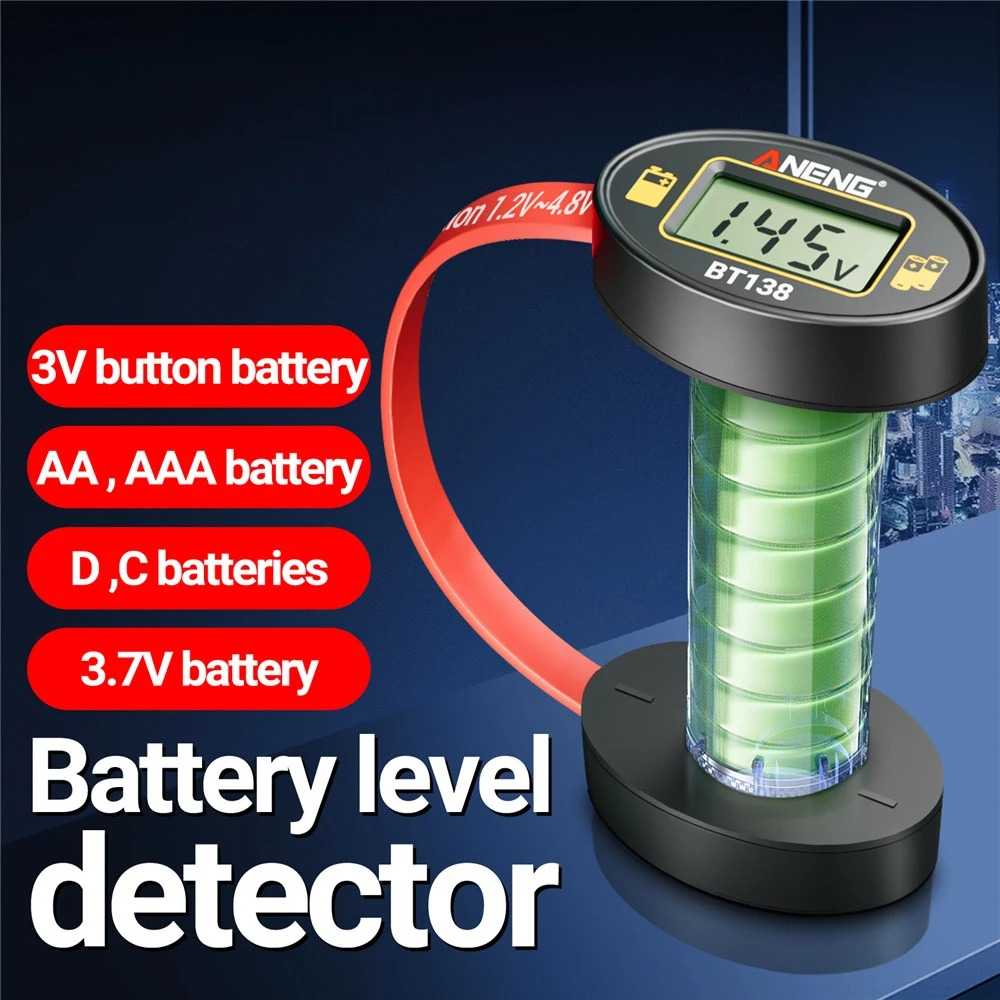 Jual ANENG Tester Baterai Magnetic Universal Digital Display AA