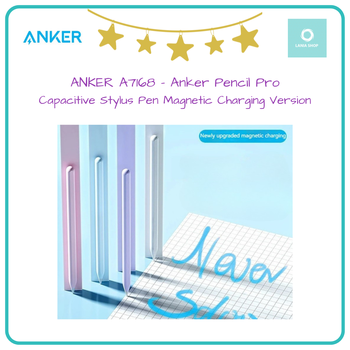 Jual ANKER A7168 - Anker Pencil Pro Capacitive Stylus Pen