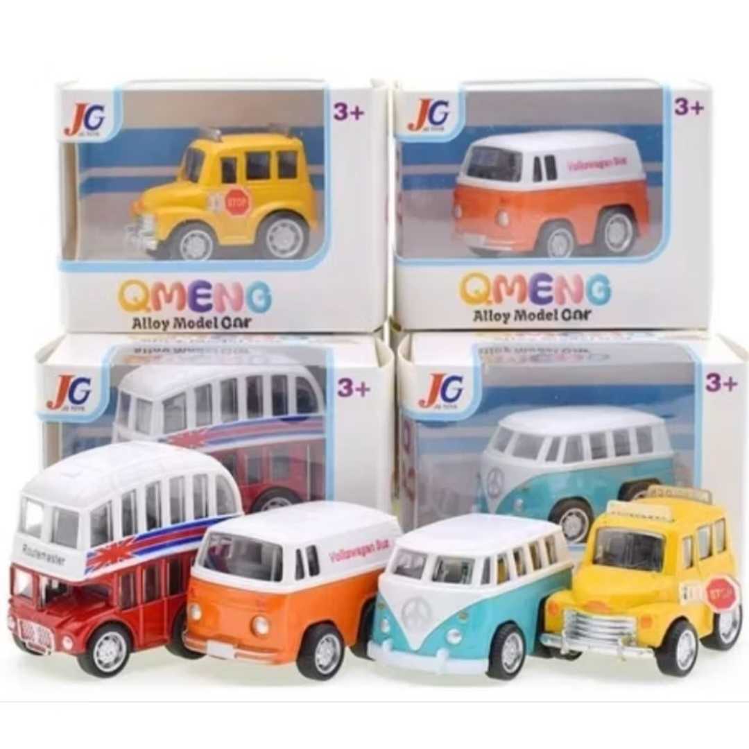 Jual MAINAN DIECAST BUS SEKOLAH BERTINGKAT OMENG ALLOY PULLBACK