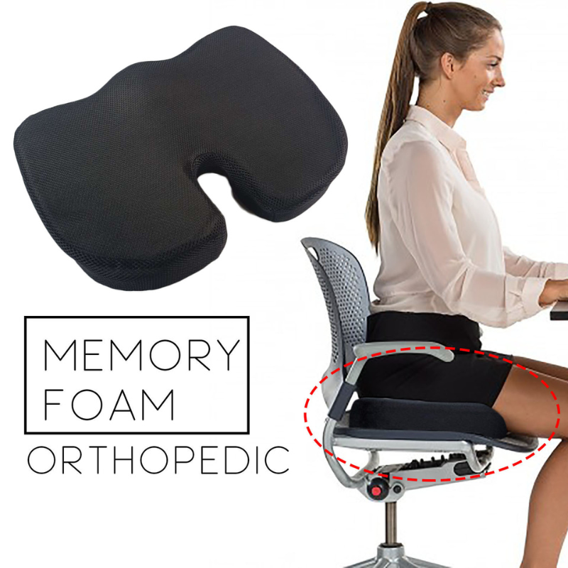 Jual Bantal Duduk Ortopedik Alas Kursi Bahan Memory Foam Bentuk
