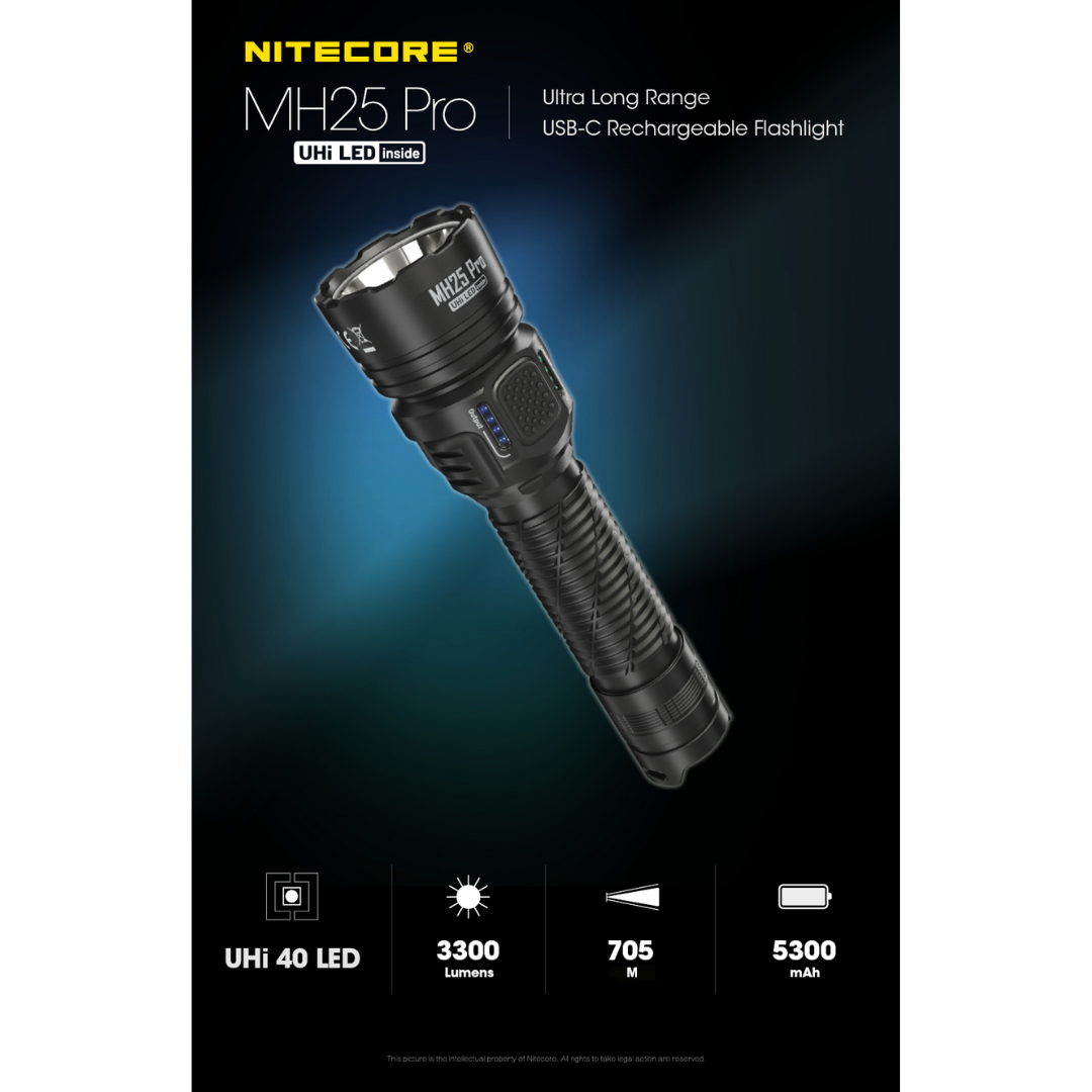 Jual NITECORE Senter LED Flashlight Tactical NiteLab UHi 40 3300