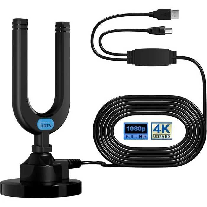 Jual WUMIN Antena TV Digital Indoor Outdoor DTMB DVB-T2 20dB