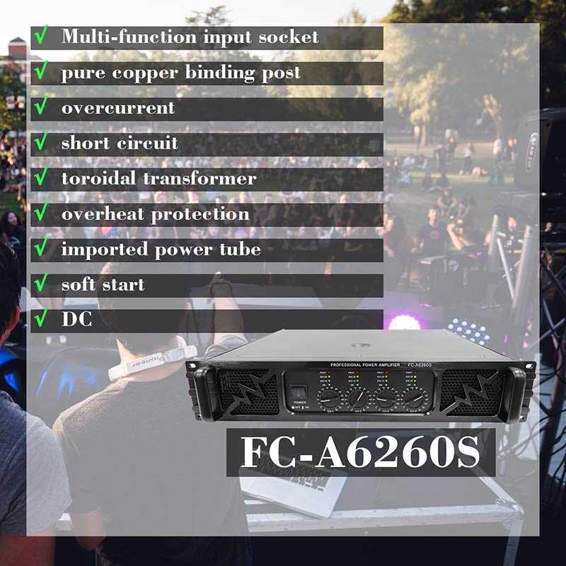 Jual SHUOYI Power Amplifier Audio Profesional Power Amp 4