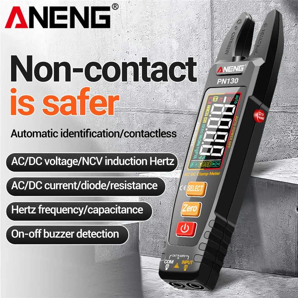 Jual ANENG Clamp Meter Digital Multimeter Multitester VA Screen