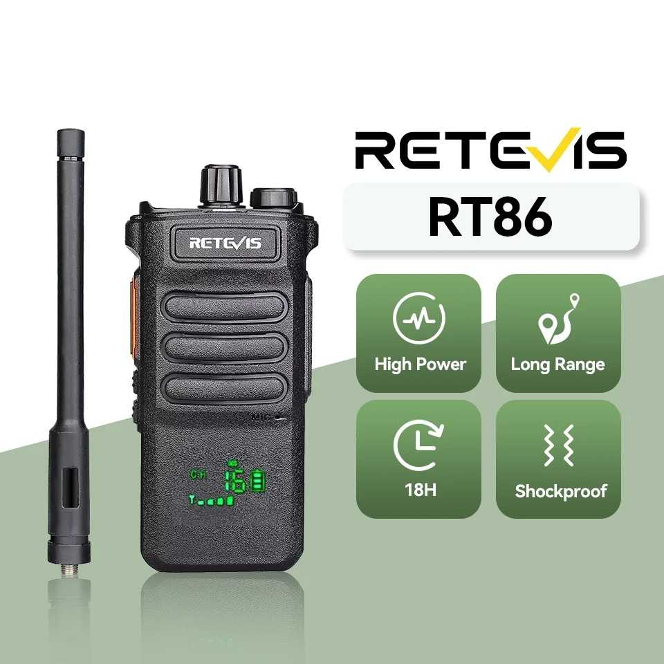 Jual RETEVIS Walkie Talkie Two Way Radio 16 Channel UHF LED