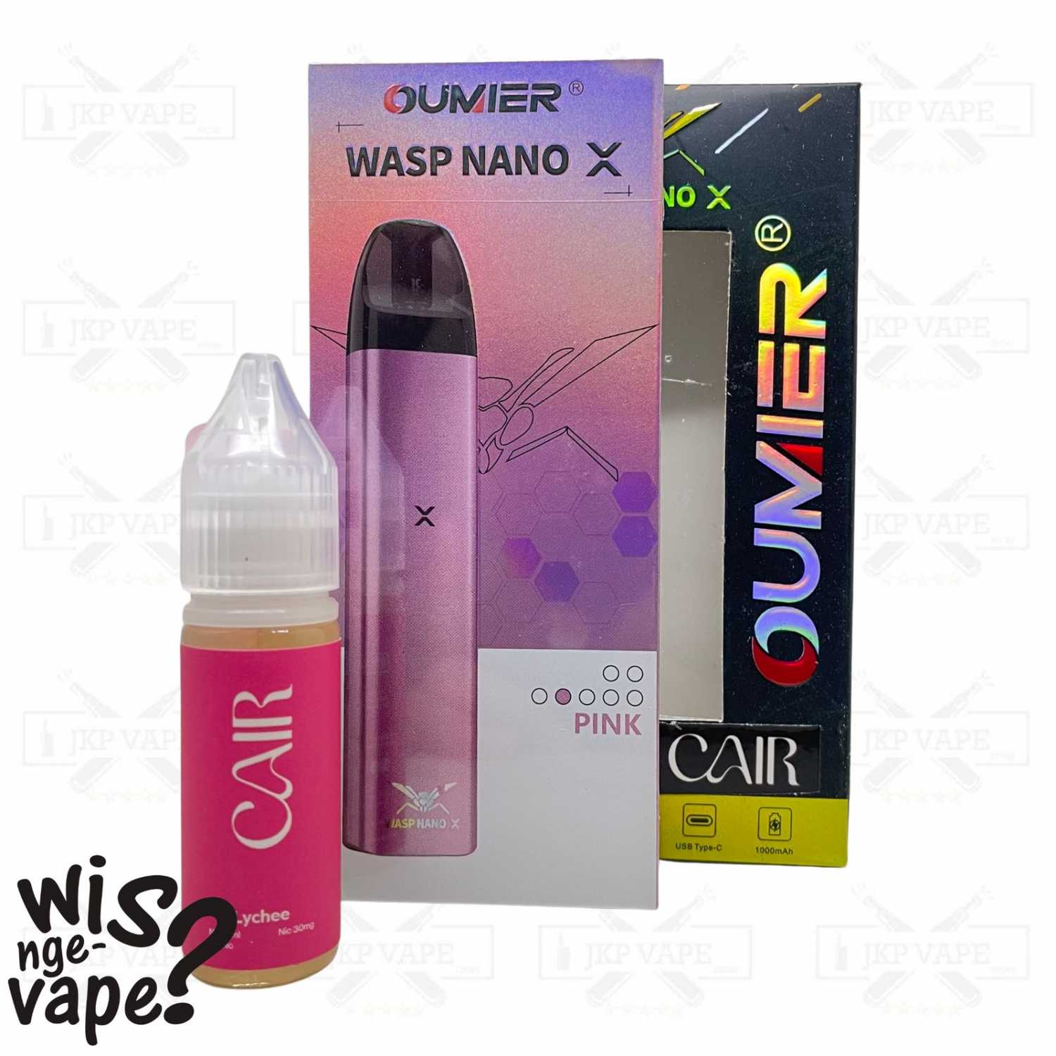 Jual Wasp Nano X Pod 1000mAh Bundling Liquid Cair 15ml | Jakmall.com