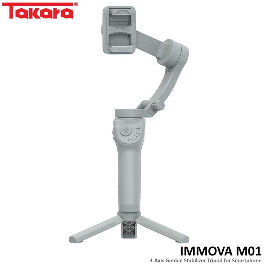 Jual Takara IMMOVA M01 3-Axis Smart Tracking Gimbal Stabilizer