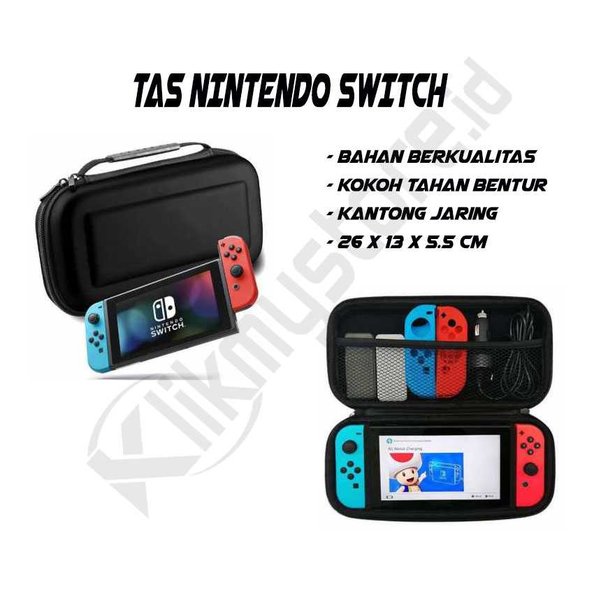 Jual Tas Nintendo Switch Case Protective Pouch Casing Extra Saku
