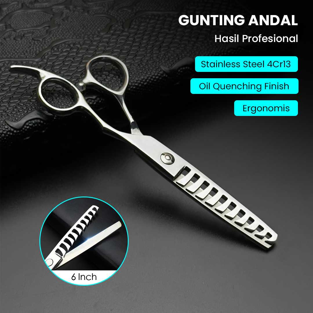 Jual ZULLO Gunting Rambut Fish Bone Oil Quenching Stainless