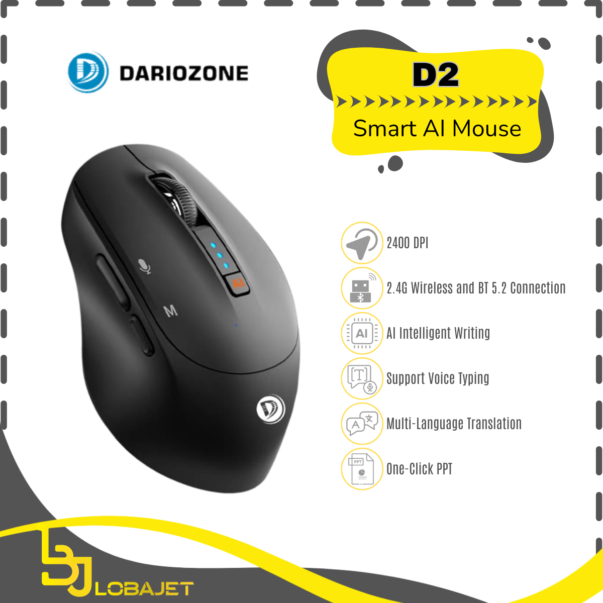 Jual DARIOZONE D2 - AI Smart Voice Dual Mode Wireless Bluetooth
