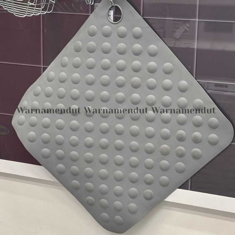 Jual Keset Karet Kamar Mandi Anti Slip Dg Cup Penghisap 50x50cm