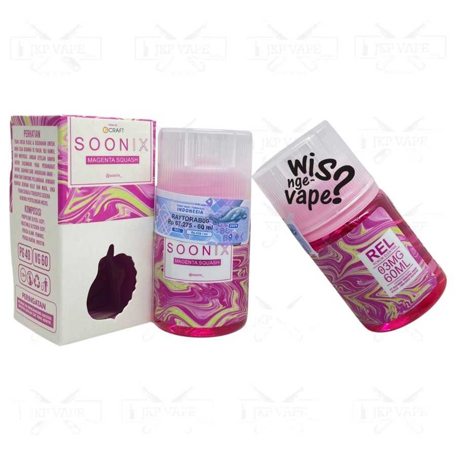 Jual Soonix 60ml - Freebase Liquid By Rcraft Indo x Super Sonix