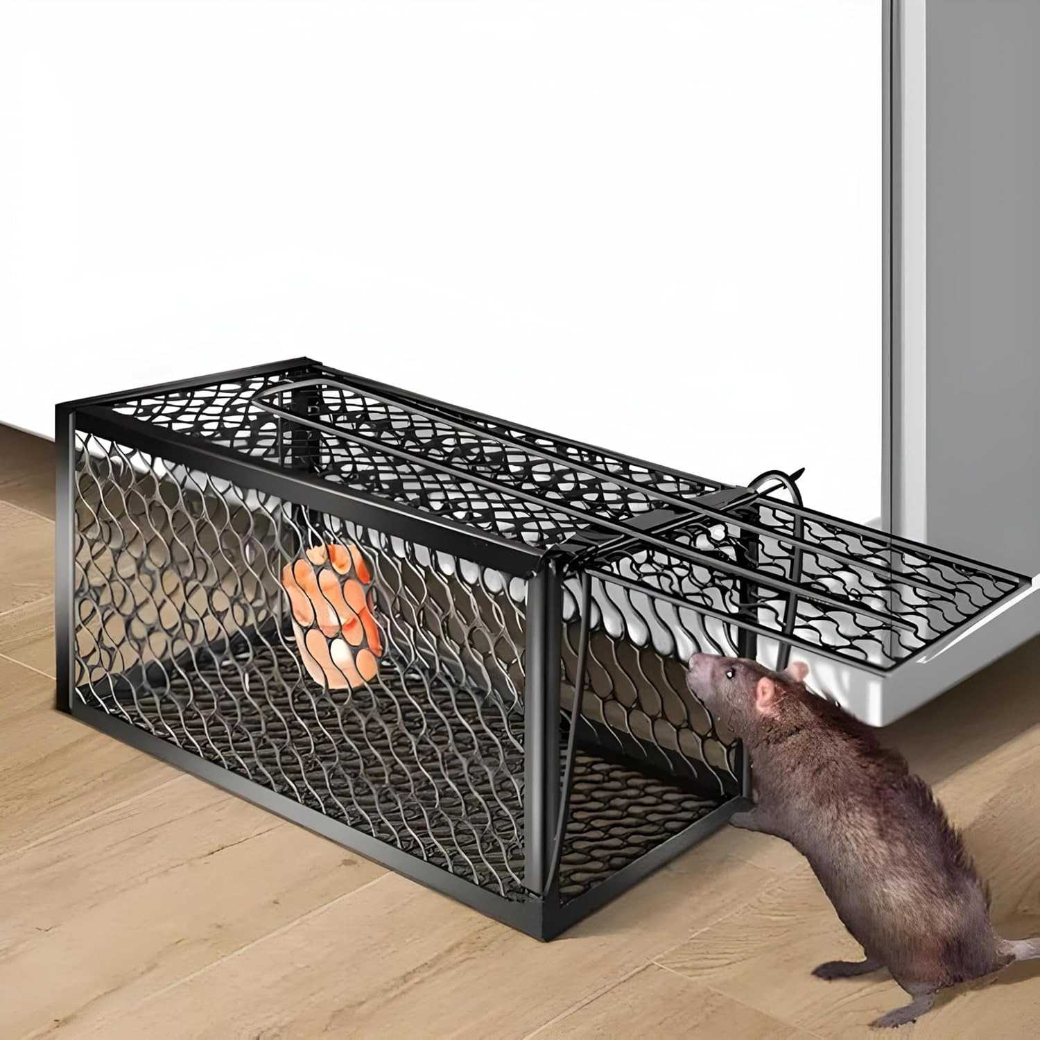 Jual BAIT Jebakan Tikus Kandang Besi Automatic Mousetrap - B-23