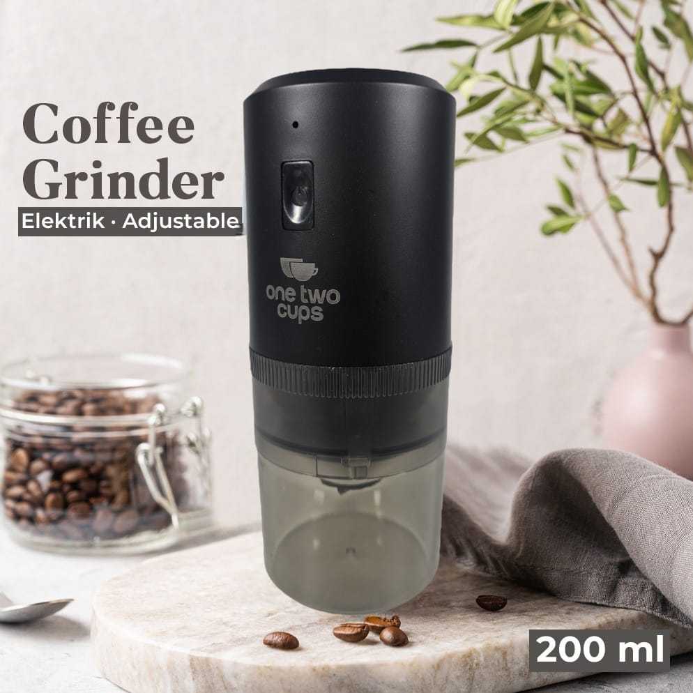 Jual One Two Cups Penggiling Kopi Elektrik Coffee Grinder