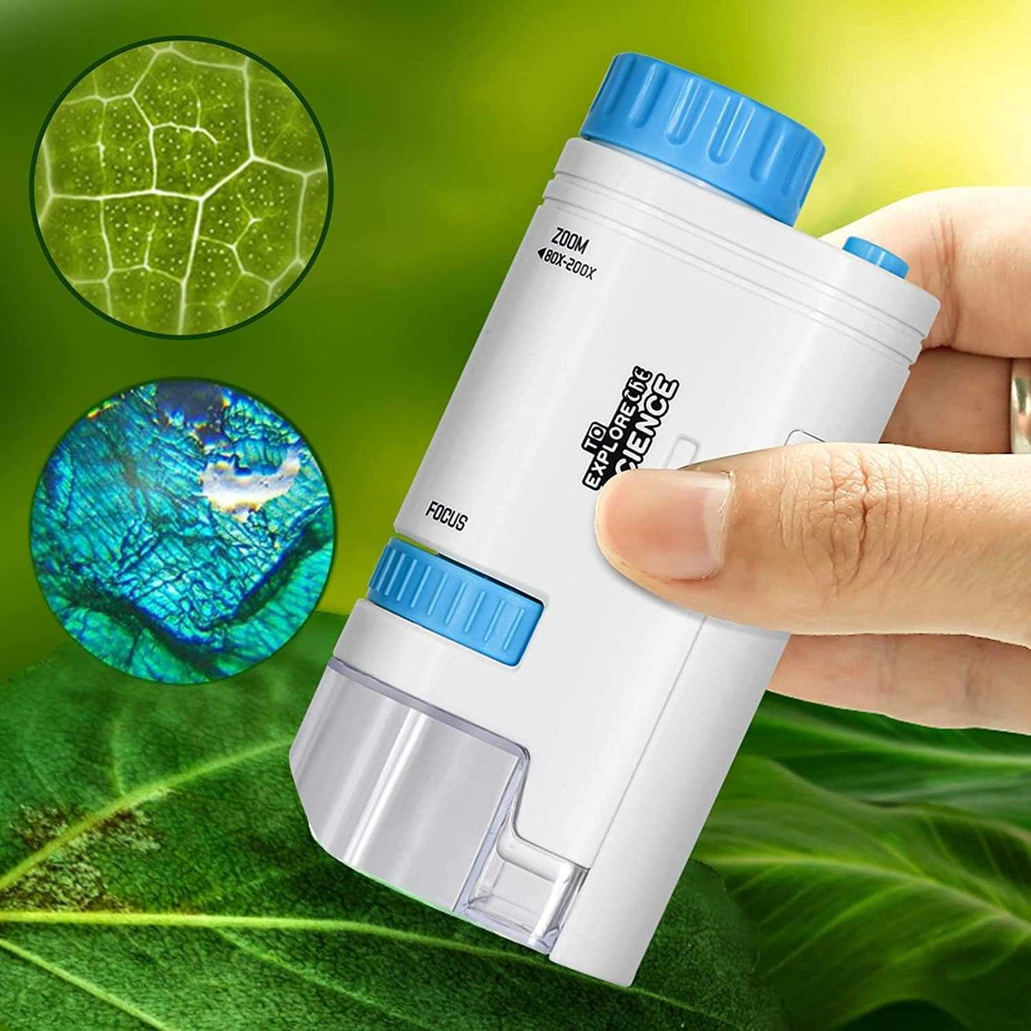 Jual OSTAILO Mikroskop Portable Handheld Microscope 80-200X with