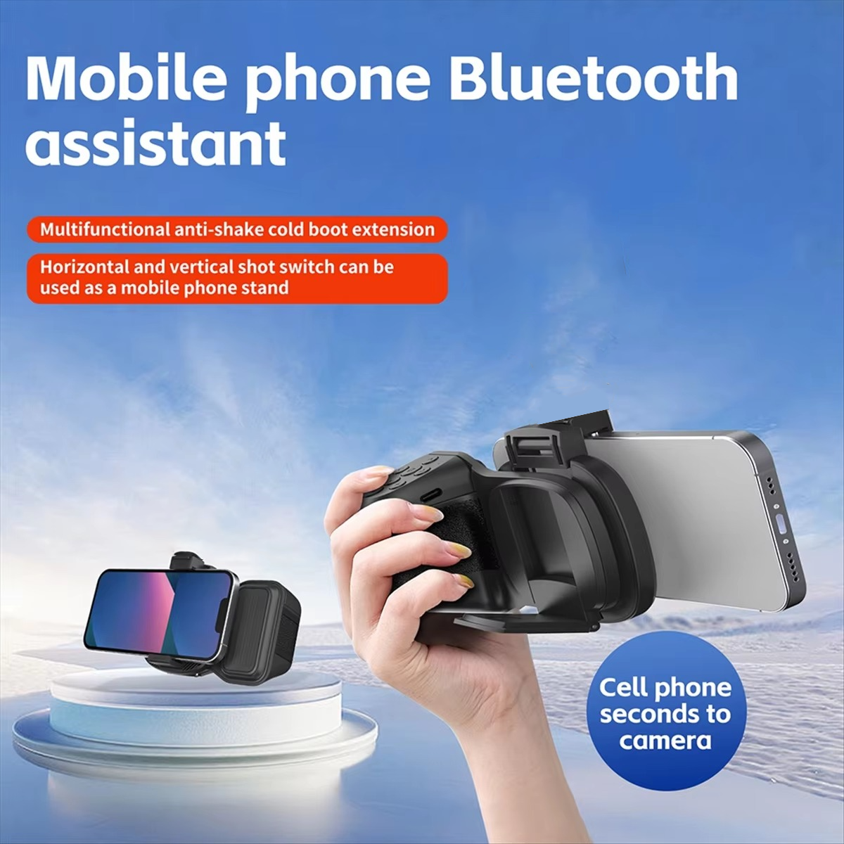 Jual HIHI Holder HP Gimbal Stabilizer Handheld with Selfie