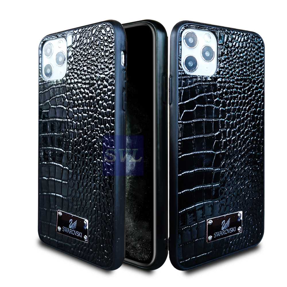 Jual [ CUCI GUDANG ] Case Hp Iphone 11 Pro Max SWAROVSKI Leather