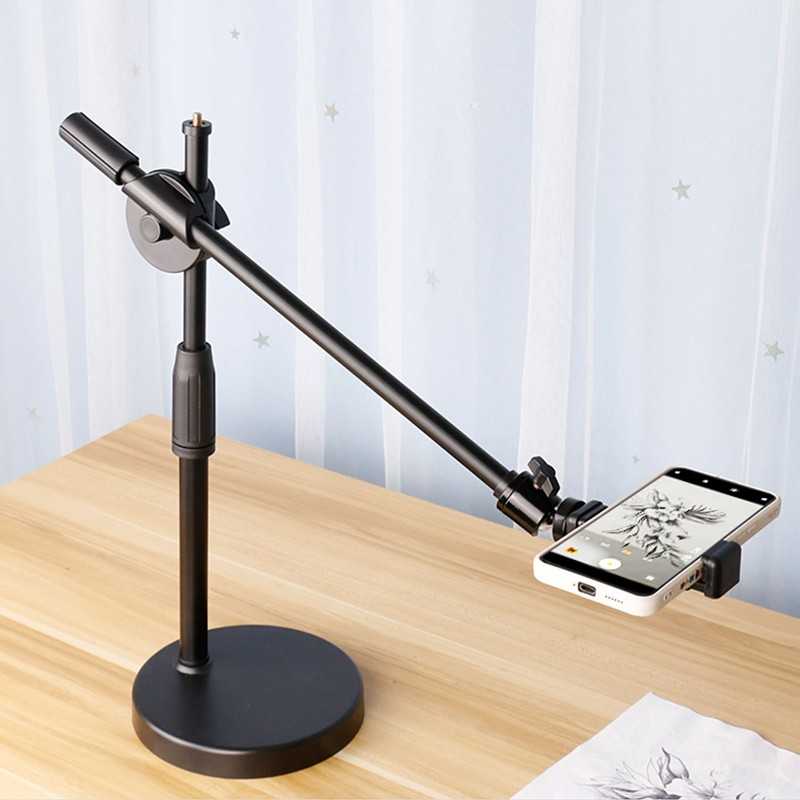 Jual TaffSTUDIO Stand Overhead Phone Holder 360° Rotation Mount