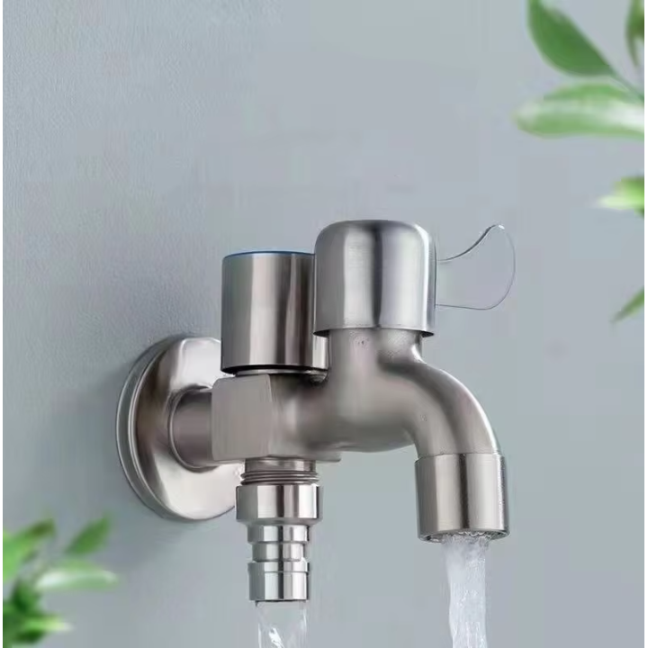 Jual TAOR Keran Air Faucet Double Water Outlet Mop Pool Tap