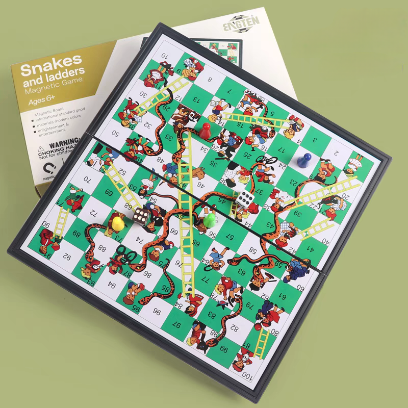 Jual MAINAN SNAKE LADDERS ULAR TANGGA MAGNETIC BOARD | Jakmall.com