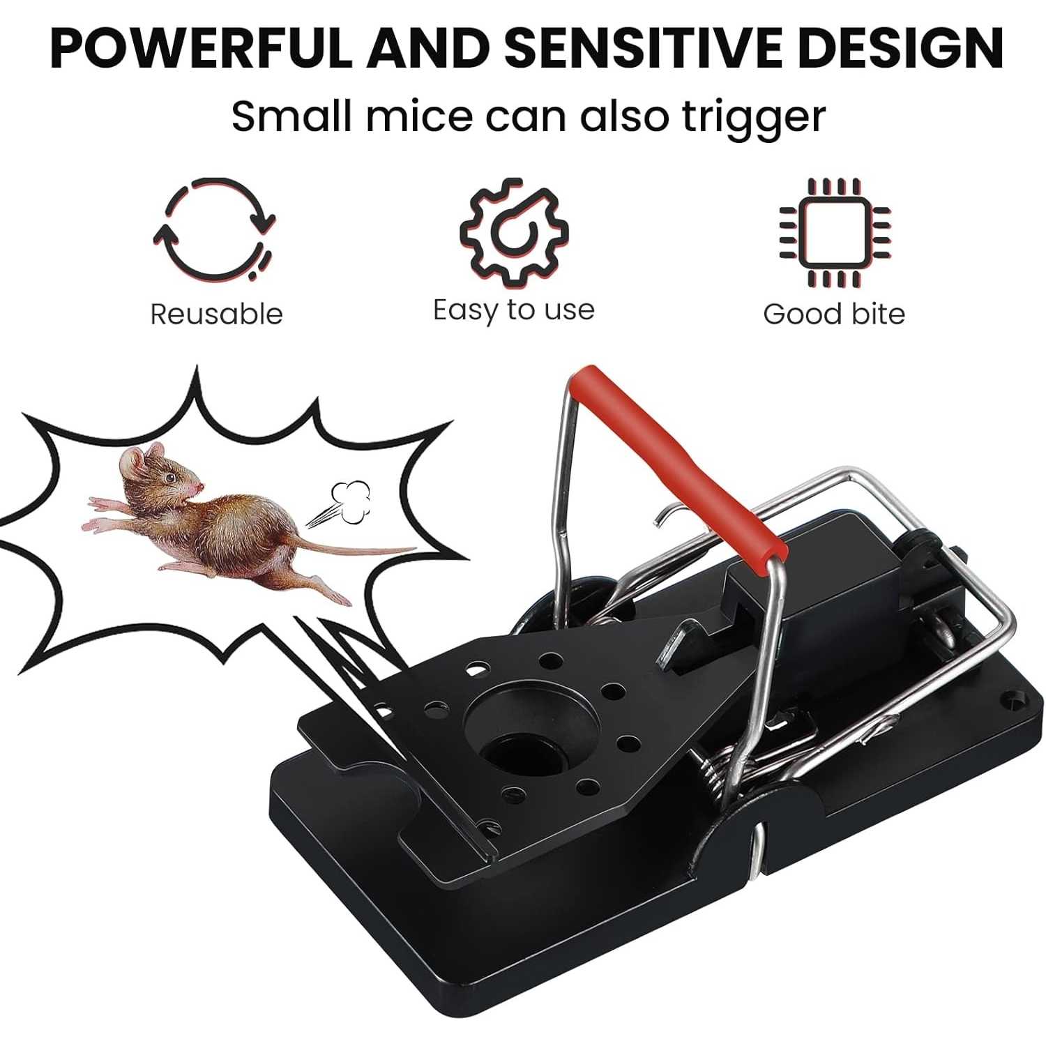 Jual BAIT Jebakan Tikus Jepitan Highly Sensitive Sharp Bite