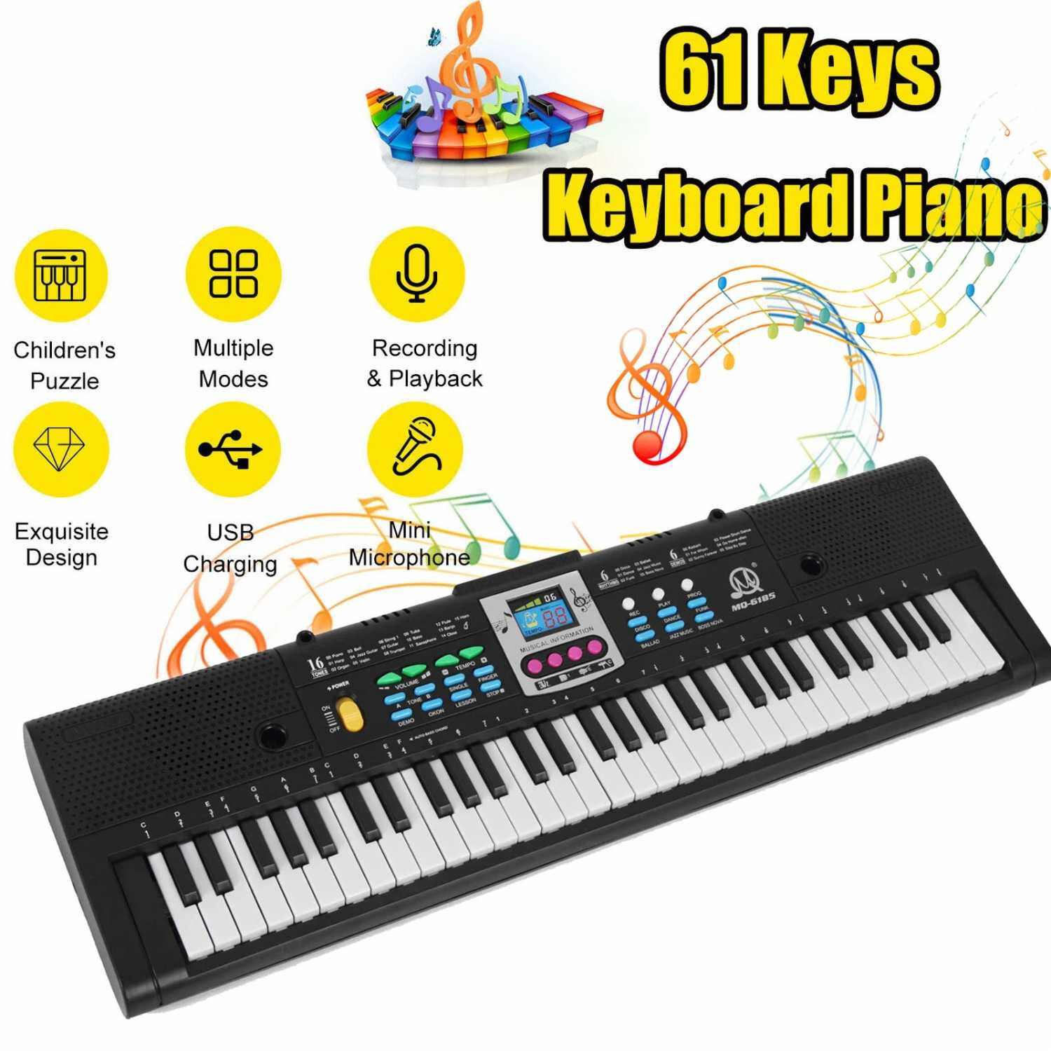 Jual MAYGIV Piano Digital Elektrik Mainan Anak 61 Key with