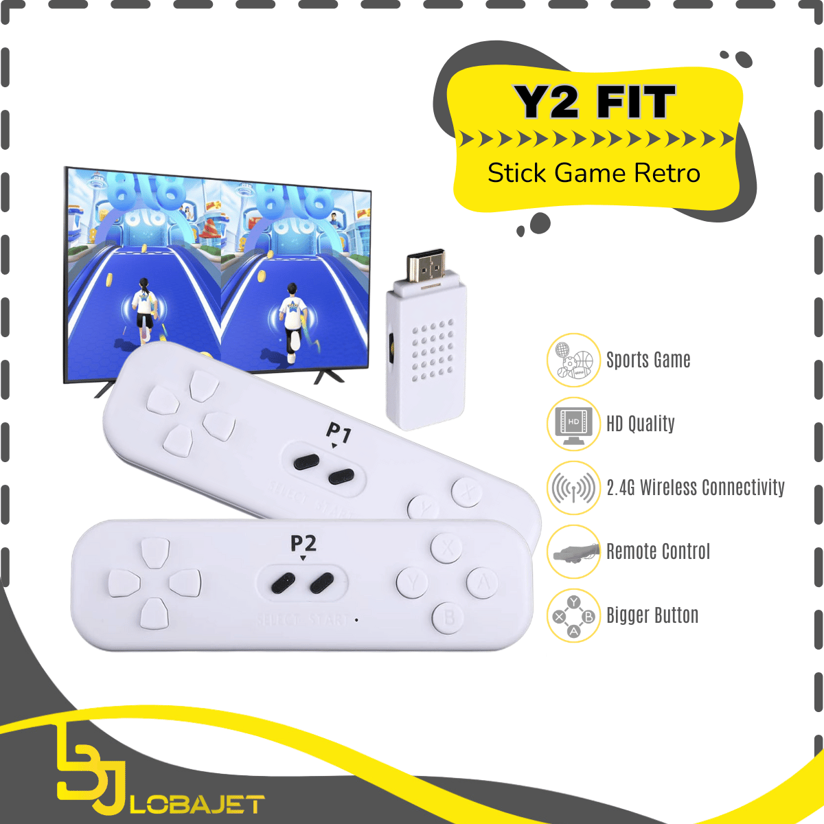 Jual Y2 FIT - Classic Retro Gaming Console - NES and Sports Games
