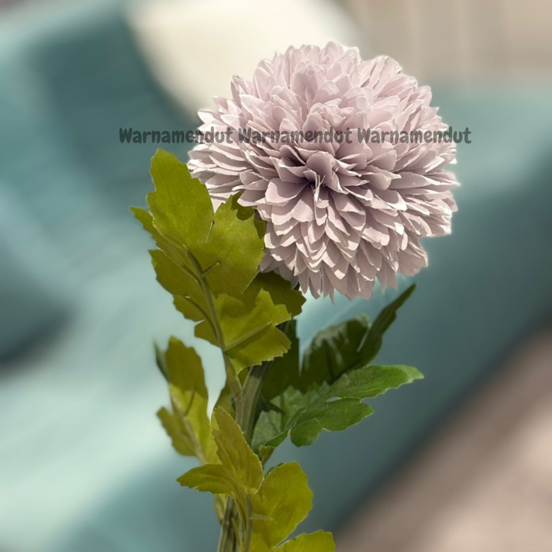 Jual Bunga Tiruan Artificial Jenis Chrysanthemum Bulat Uk 54.6cm