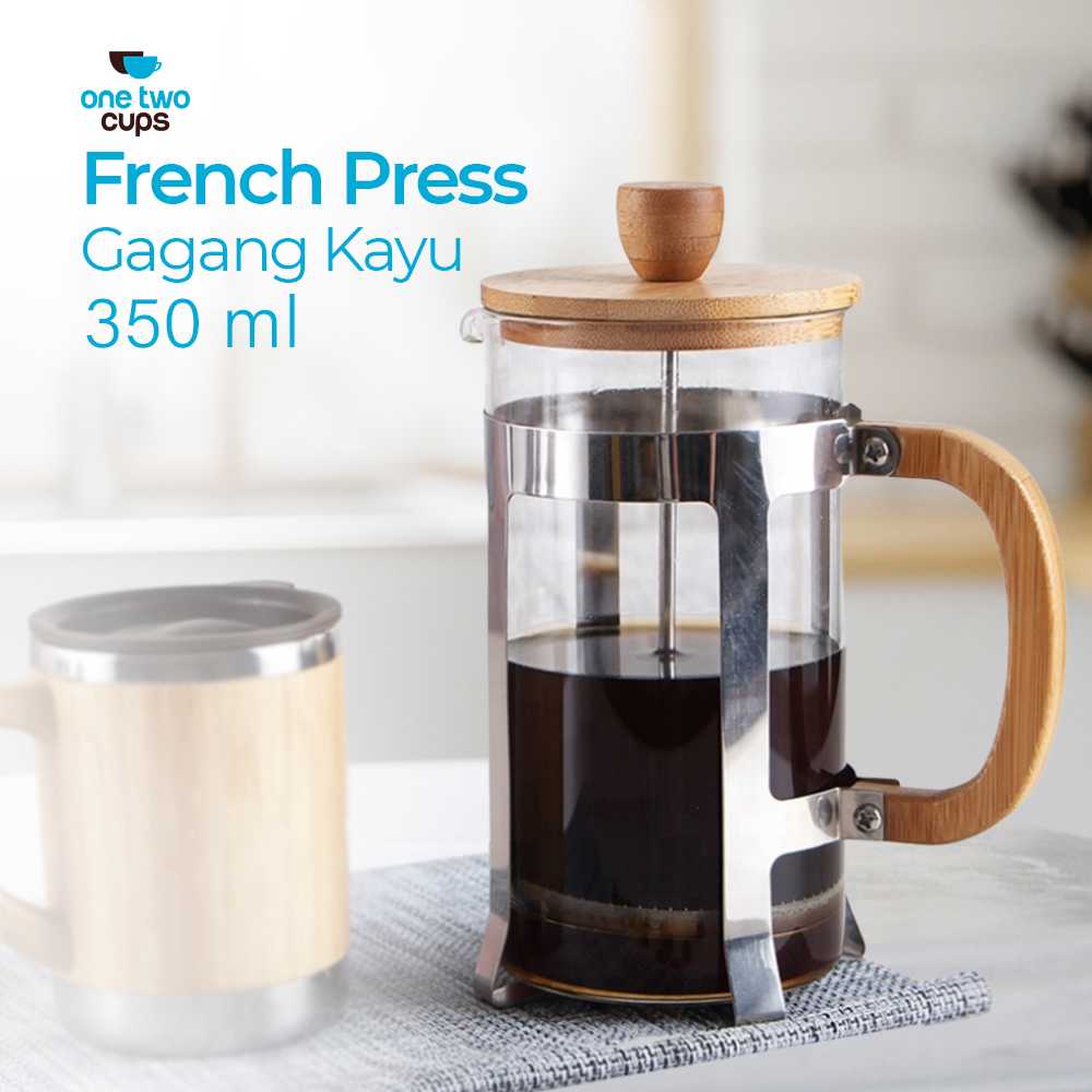 Jual One Two Cups French Press Coffee Maker Pot Plunger | Jakmall.com