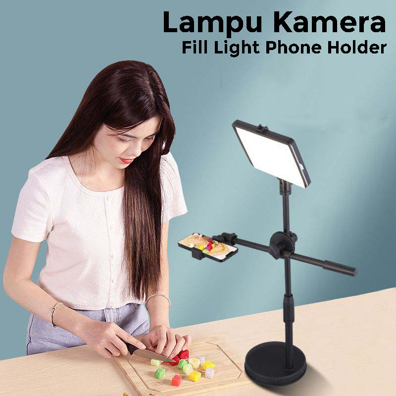 Jual TaffSTUDIO Lampu Kamera Fill Light Phone Holder Overhead 3