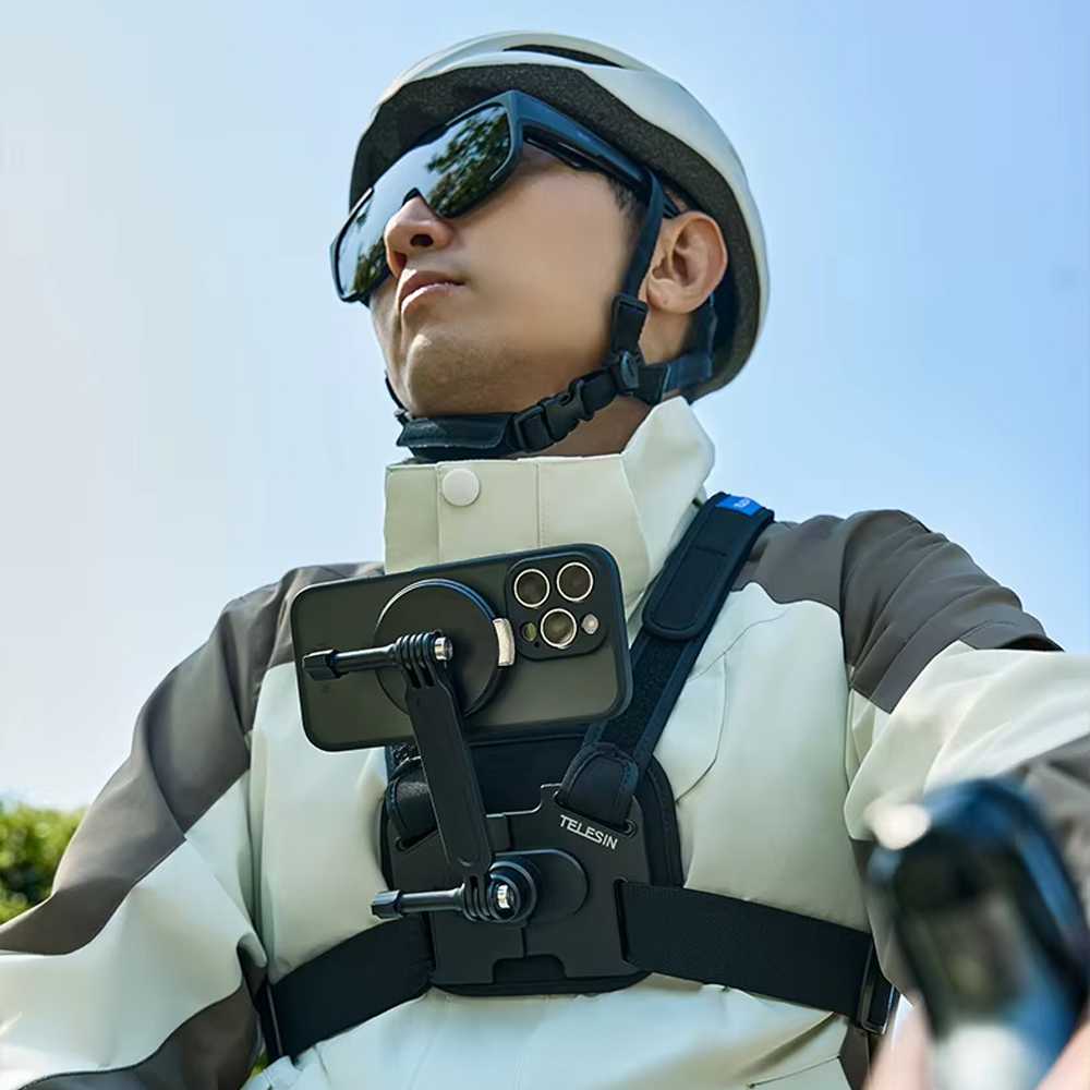 Jual TELESIN Tali Dada Chest Strap Smartphone Mount iPhone 16
