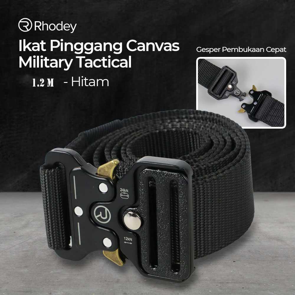 Jual Rhodey Tali Ikat Pinggang Canvas Military Tactical Fast