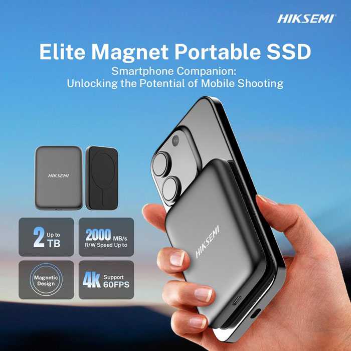 Jual HIKSEMI HS-ESSD Elite9 Portable SSD Elite Magnet USB3.2