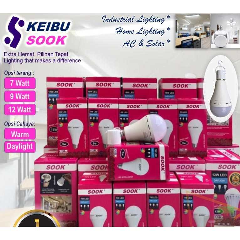 Jual Lampu Keibu Sook Intellegent LED Emergency Camping Kemah