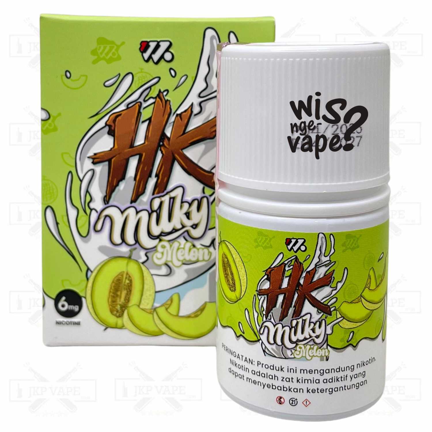Jual HK Milky 60ml - Freebase Happy Krunch Liquid by Wise Juice