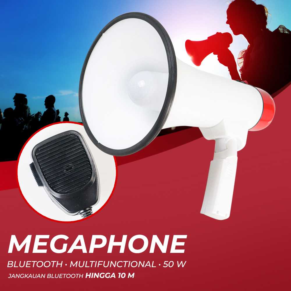 Jual JACAR Toa Megaphone Bluetooth Multifunctional Shouter 50 W