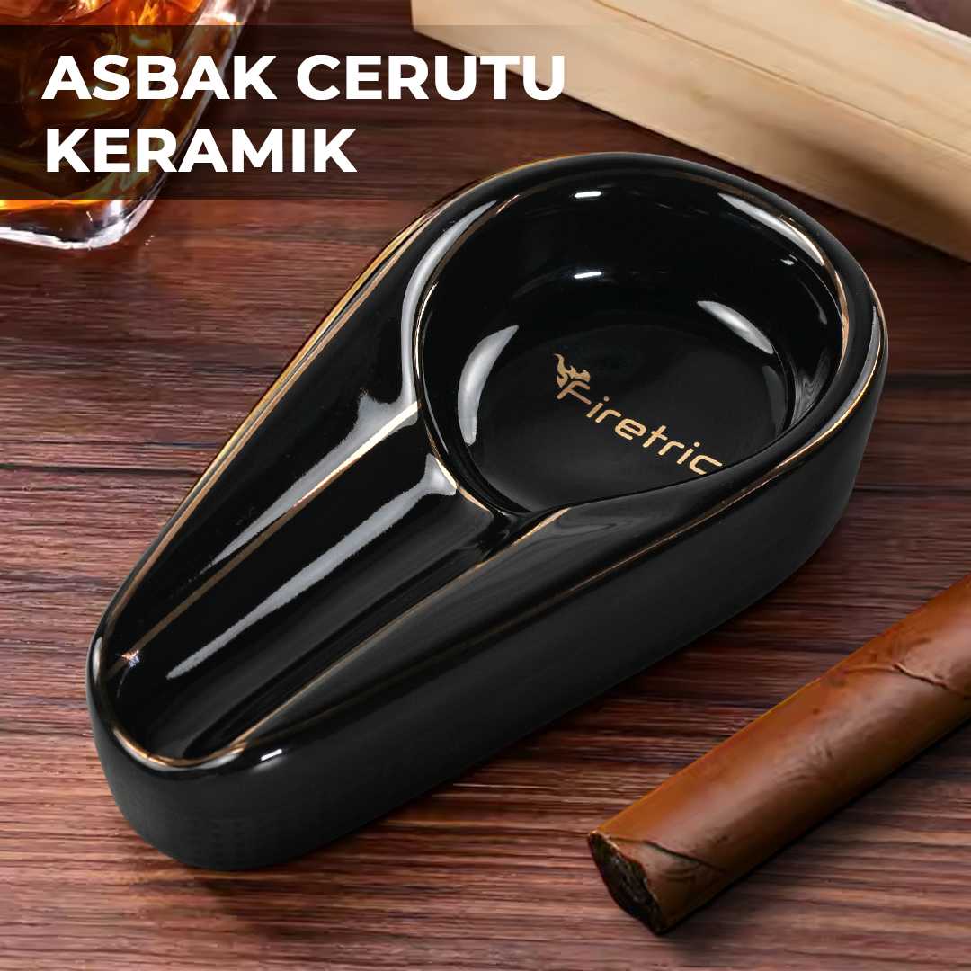 Jual Firetric Asbak Rokok Cerutu Keramik Tobacco Cigarette