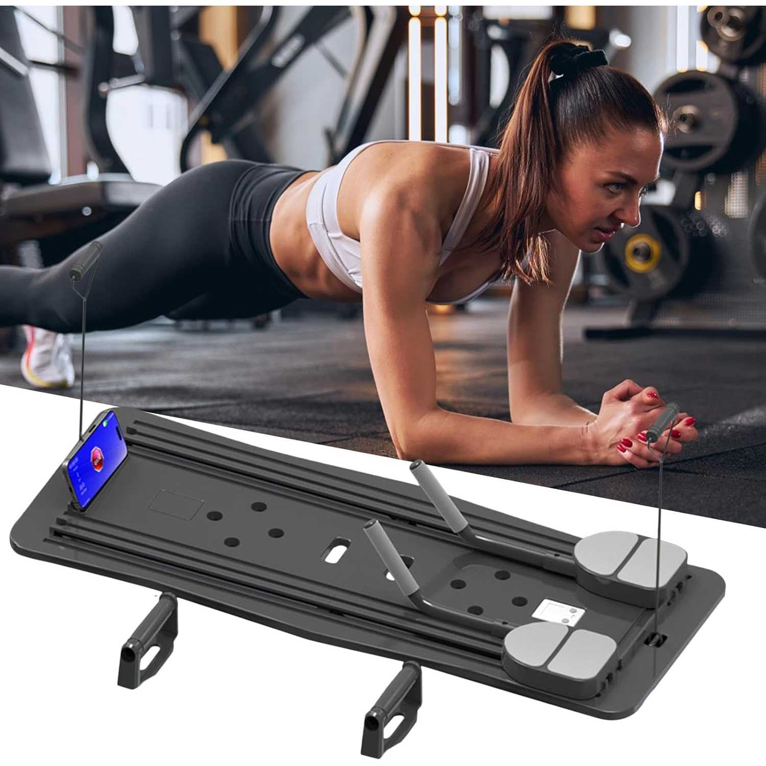 Jual ELBOKERO Alat Pilates Reformer Mini Automatic Rebound with