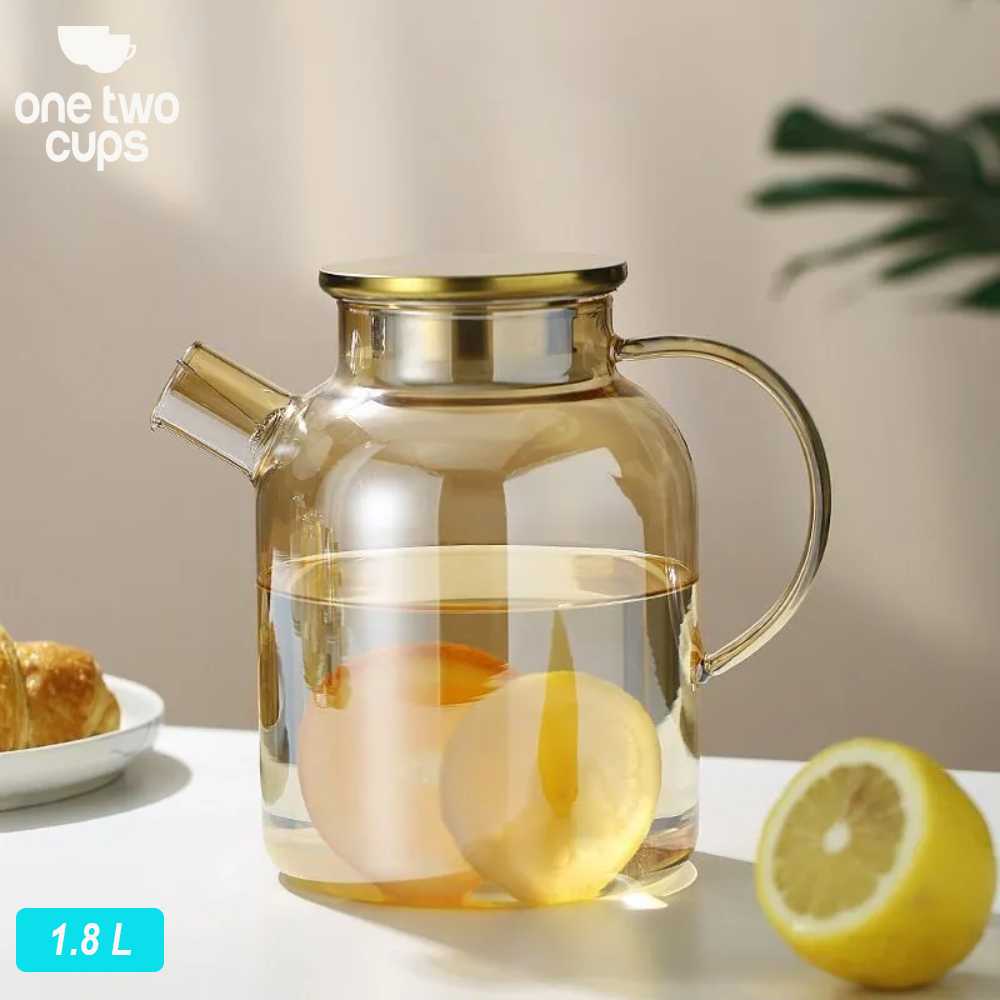 Jual One Two Cups Teko Teh Kaca Tahan Panas Api Teapot | Jakmall.com